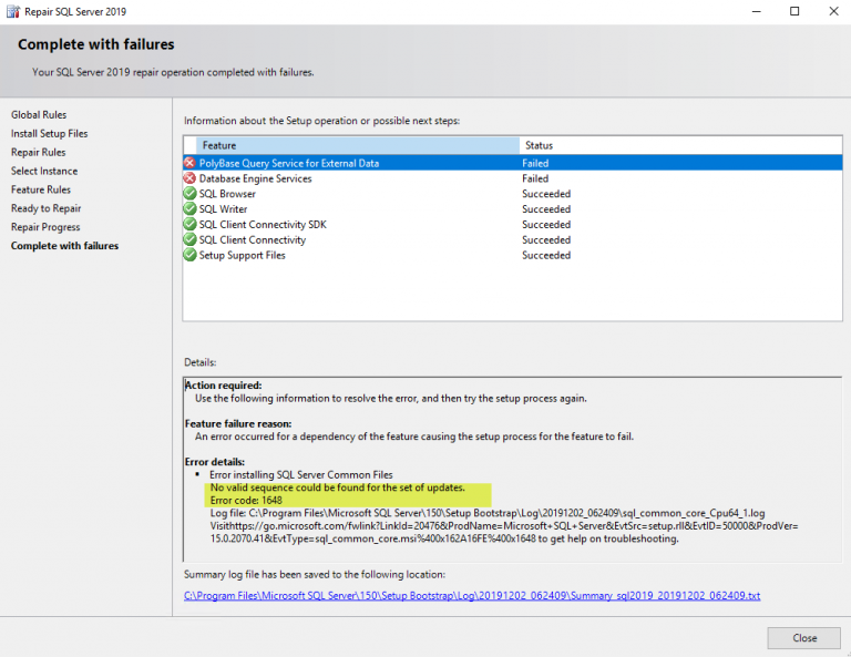 How to Fix Windows Error Code 1648 - Microsoft Watch