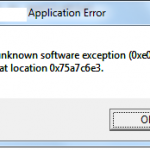 Fix Error Code: 0xe0434352 – The exception unknown software exception ...