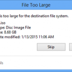 Fix: File too large - The file is too large for the target file system - Microsoft Watch