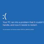 Fix CRITICAL_SERVICE_FAILED Blue Screen Error - Microsoft Watch
