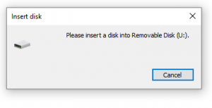 Fix Please insert a disk into Removable Disk Error in Windows 10 ...
