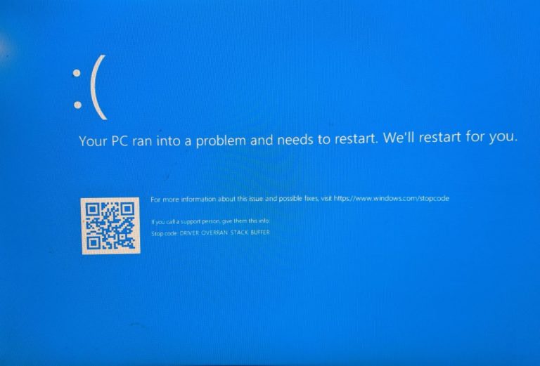 How to Fix DRIVER_OVERRAN_STACK_BUFFER BSOD Error - Microsoft Watch