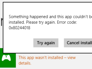 How to Repair Microsoft Store 0x80244018 Install Error - Microsoft Watch