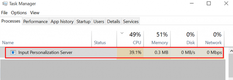 High CPU & Memory Usage by Inputpersonalization.exe [Quick Solution for ...