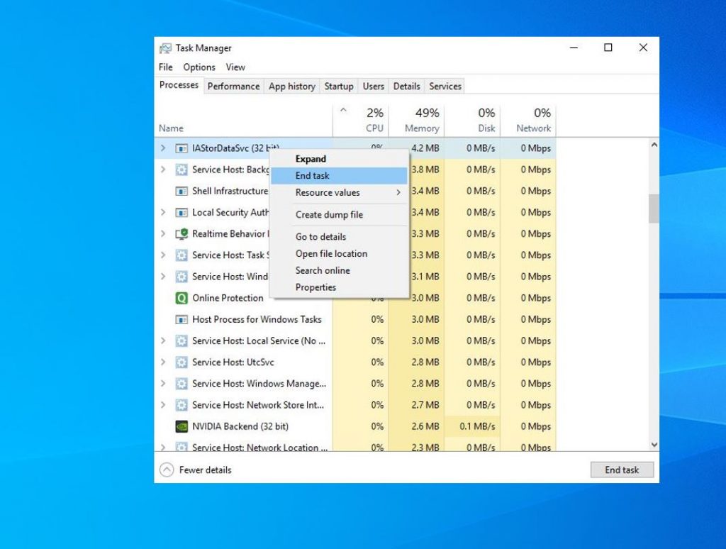 High CPU Usage By IAStorDataSvc: Solution for Windows 10 - Microsoft Watch